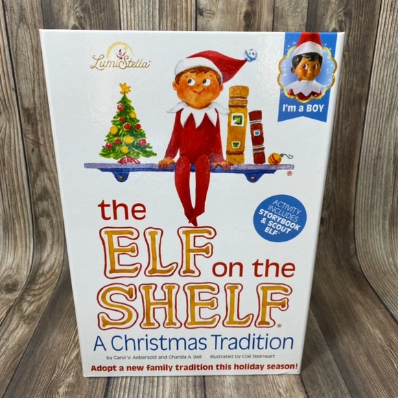 Holiday | Elf On The Shelf Book Doll Hispanic African American Brown ...